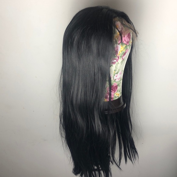 Accessories | 22 Black Straight Lace Front Wig New | Poshmark